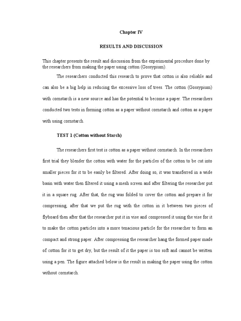 Chapter 4 | PDF | Corn Starch | Paper