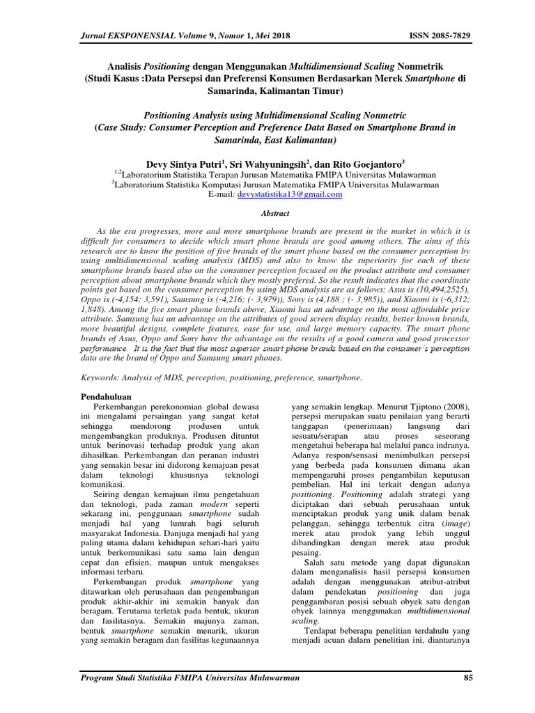 Contoh Jurnal NMDS | PDF | Telepon Pintar | Xiaomi