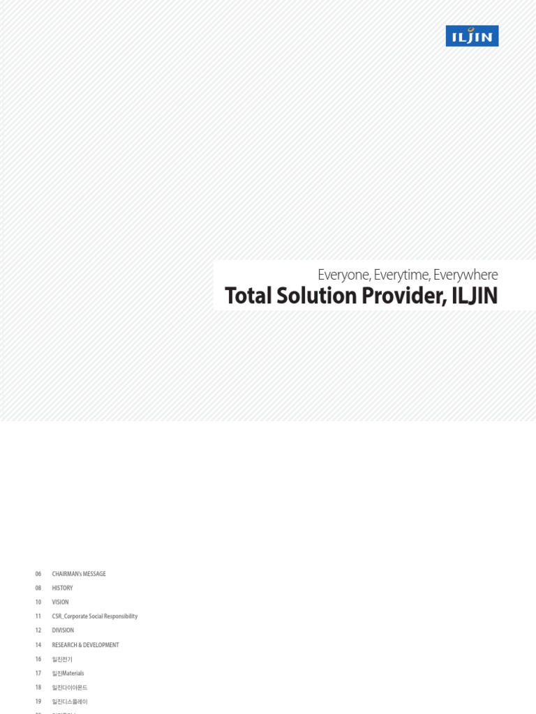ILJIN Group - Introduction - KOR - F - 2016 | PDF