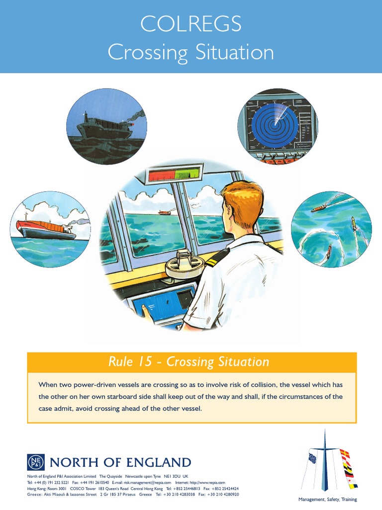 Colregs Rule 15 - Crossing Situation | PDF