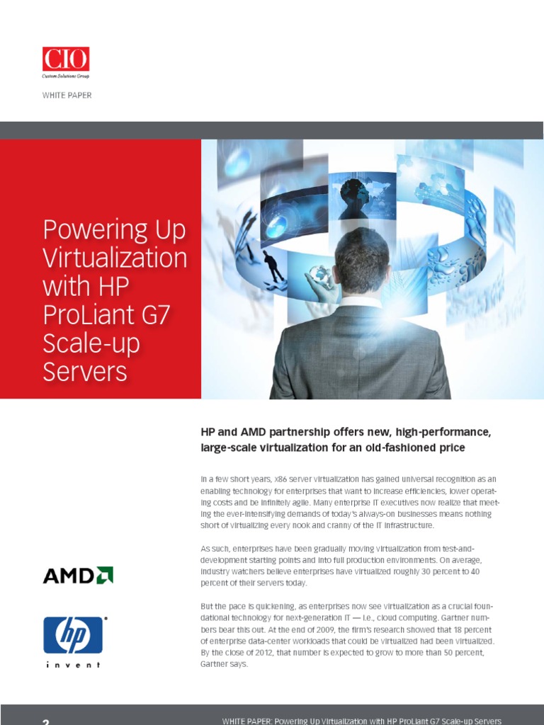 Powering Up Virtualization With HP Proliant G7 Scale-Up Servers | PDF ...