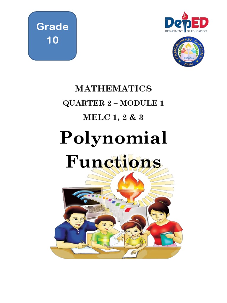 A4 G10 Q2 Module-1 Week-1 2 | PDF | Polynomial | Function (Mathematics)