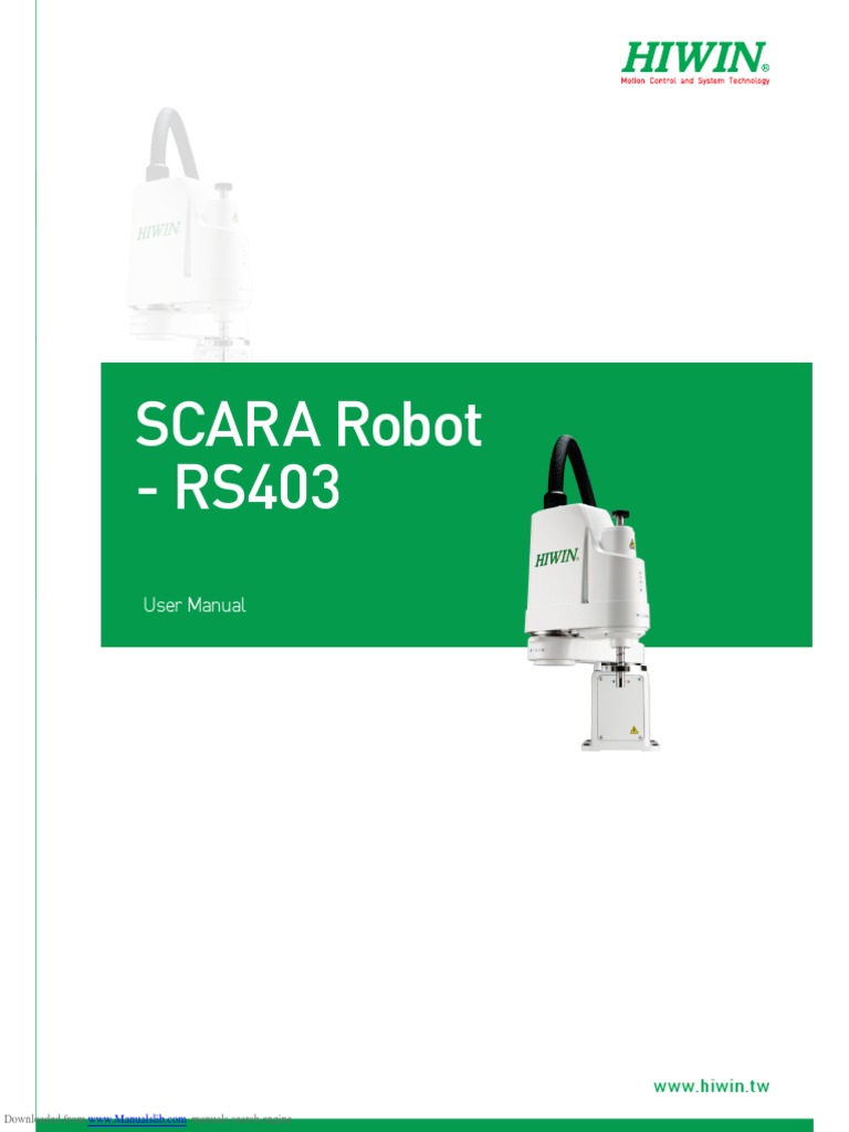 Hiwin HardWareSetUP | PDF | Robot | Robotics
