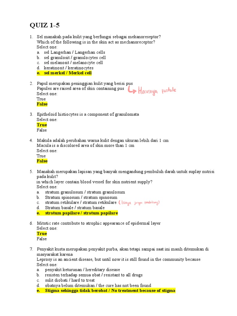 Quiz AQX EG BKS | PDF