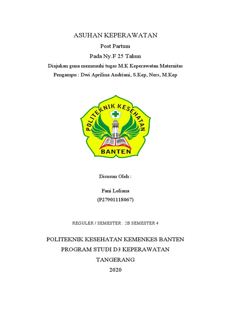 LP Askep Post Partum Dengan NORMAL | PDF