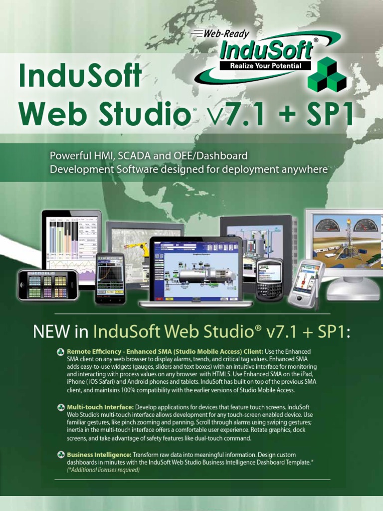 Datasheet For InduSoft Version 7 SCADA & HMI Software | Download Free ...