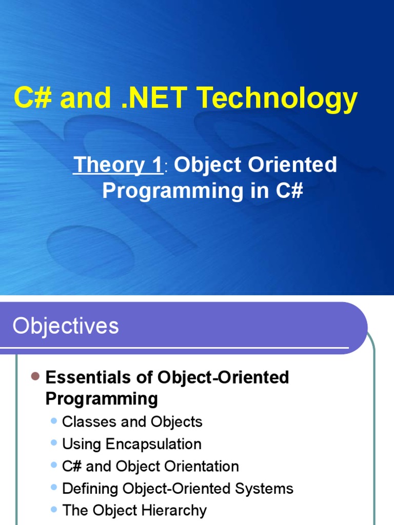 T3 Object Oriented Programming In C Pdf Class Computer