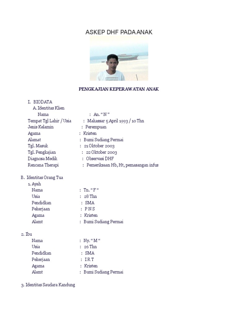 Askep DHF Pada Anak | PDF