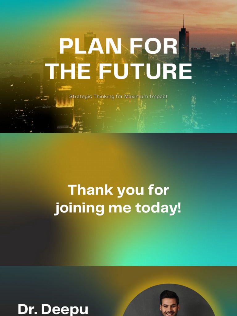 Strategic Planning for Future Success | PDF | Career & Growth