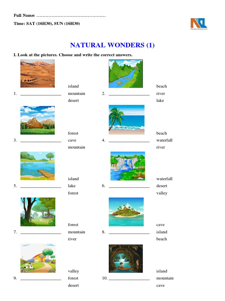 Natural Wonders | PDF | River | Desert