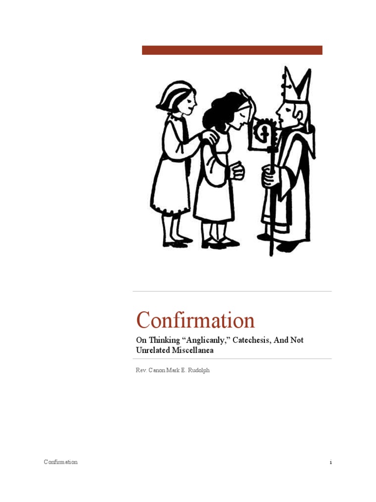 Rethinking Anglican Confirmation Practices | PDF | Confirmation | Book ...