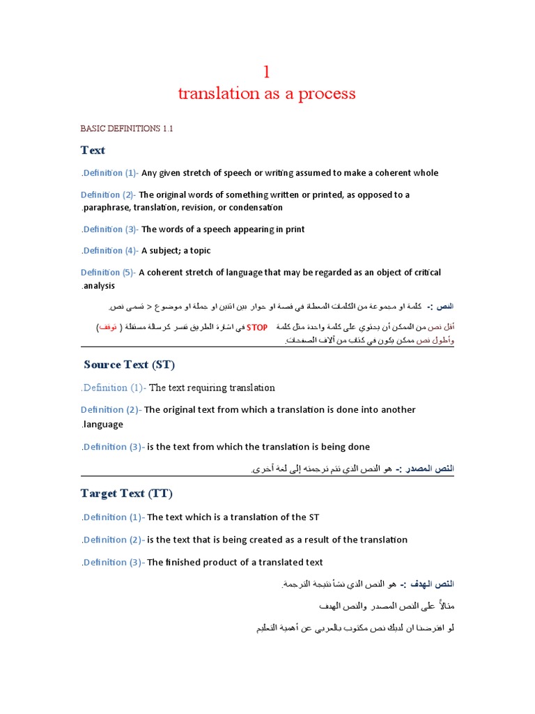 Understanding Translation Processes | PDF | Translations | Idiom