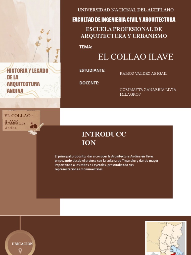 El Collao-Ilave Andino | PDF | Andes | Perú