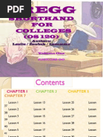 Gregg Shorthand Practice Cards PDF | PDF | Shorthand | Writing