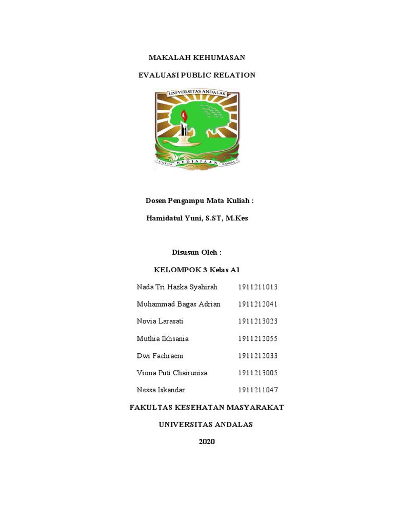 Cover, Kata Pengantar, Bab 1 | PDF