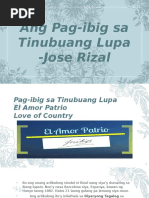 Rizal-El Amor Patrio | PDF