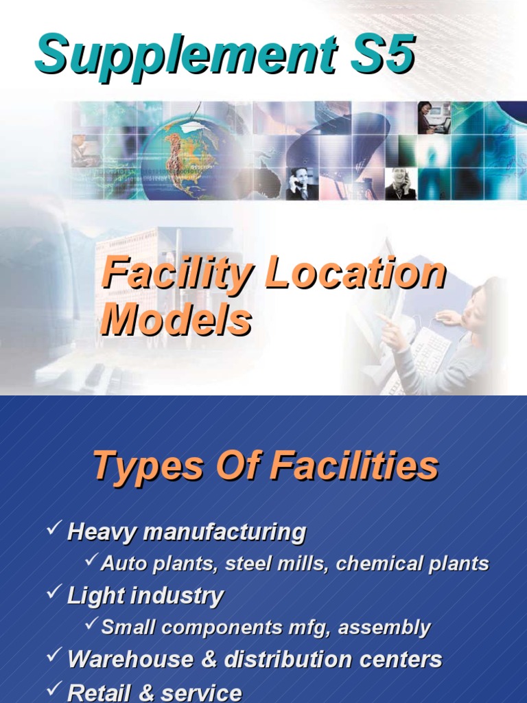 Facility Location Models | PDF | Operations Management | Warehouse