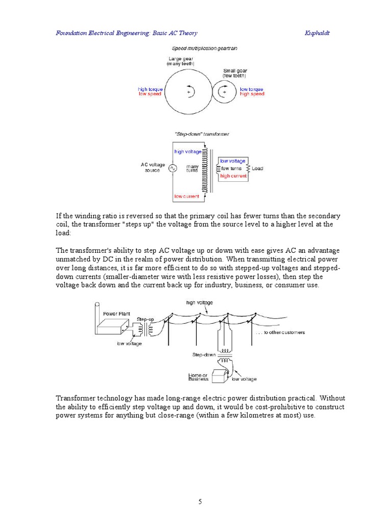 Foundation Electrical Engineering: Basic AC Theory Kuphaldt | PDF