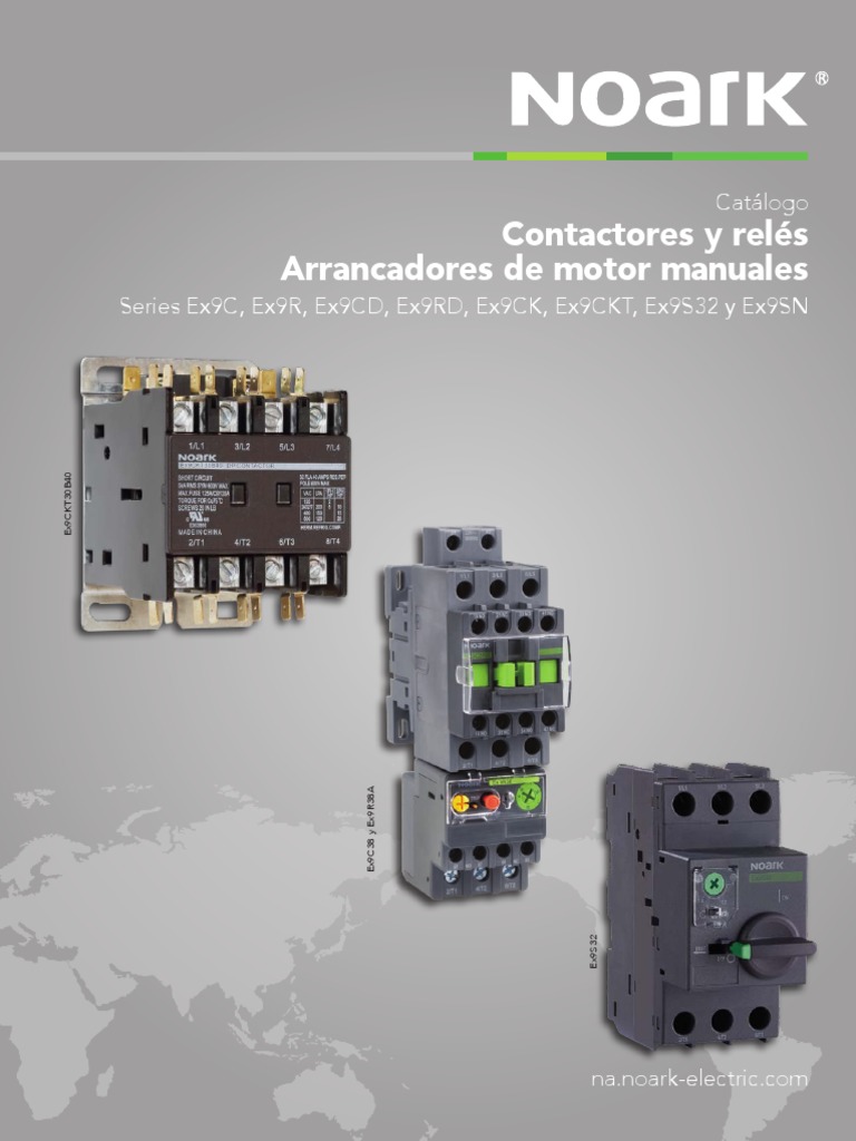 Contactores Ex9CK y Terminales NOARK | PDF | Relé | Equipo