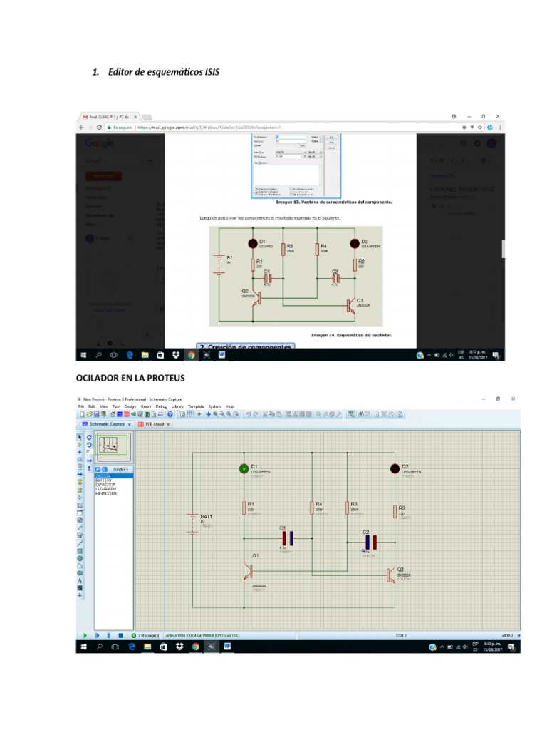Trabajo en Proteus | PDF