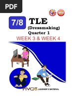 TLE 8 Dressmaking - Carrying Out Body Measurements | PDF | Clothing