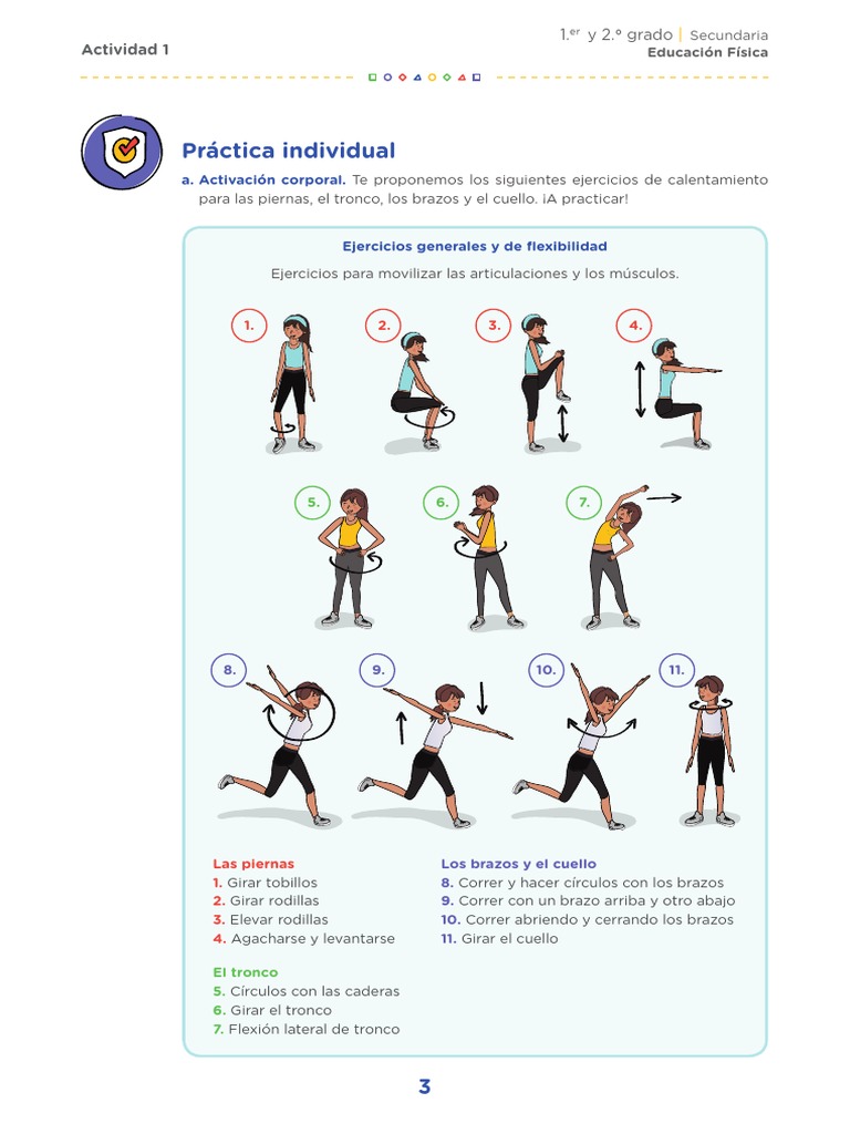 Ejercicios de Calentamiento 222222 | PDF | Corriendo