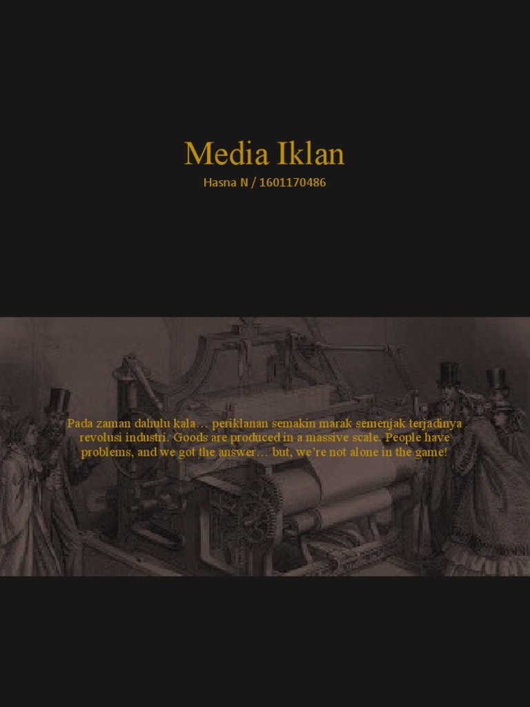 Media Iklan Konvensional dan Karakteristiknya | PDF