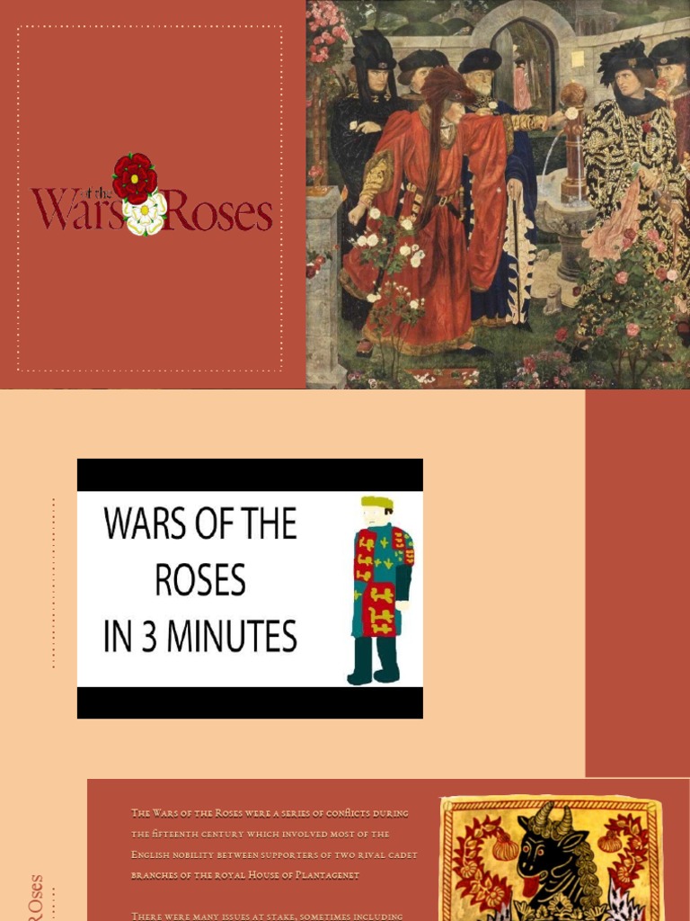 The Causes and Major Players of the Wars of the Roses in England | PDF ...
