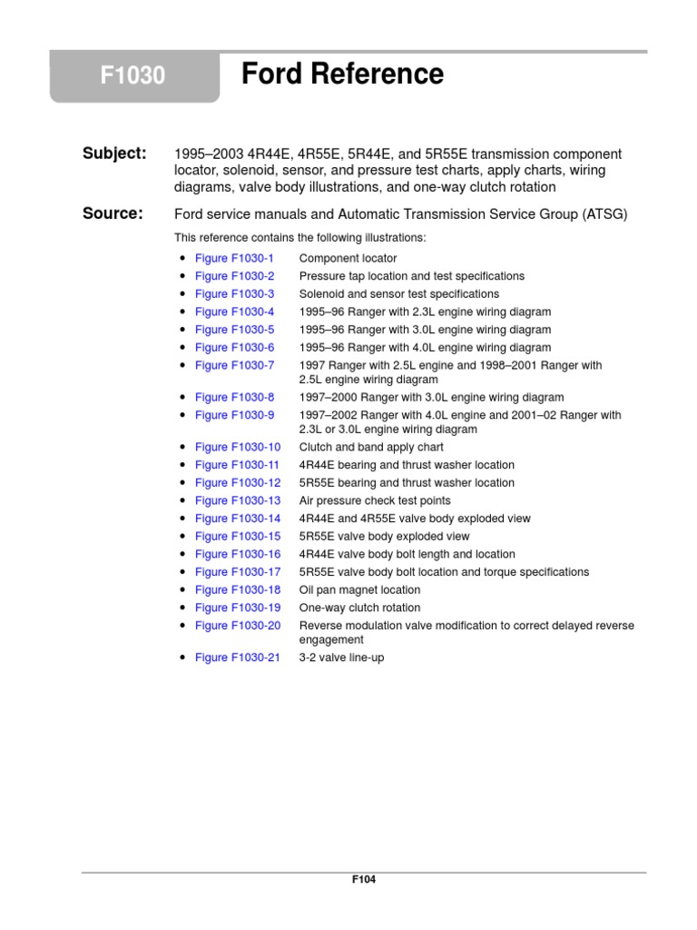 Atsg Diagram Elec. Transm. 4r44e-4r55e-5r55e 1994-03 | PDF | Valve ...
