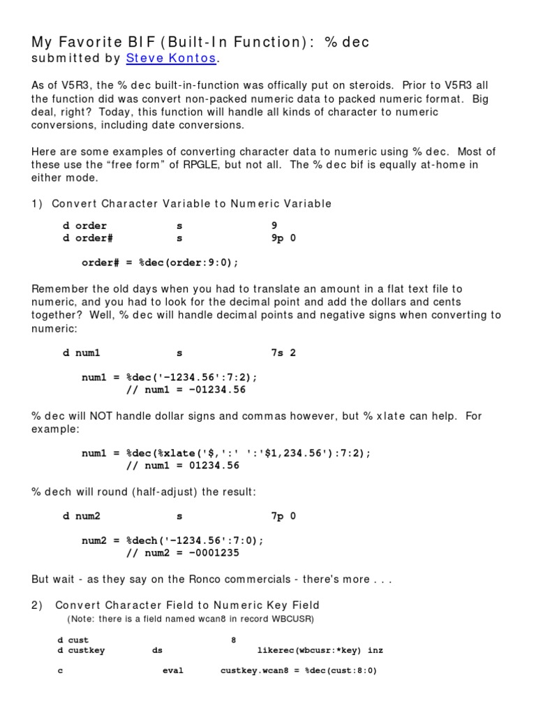 TIP17 - My Favorite BIF | PDF | Software | Computer Data