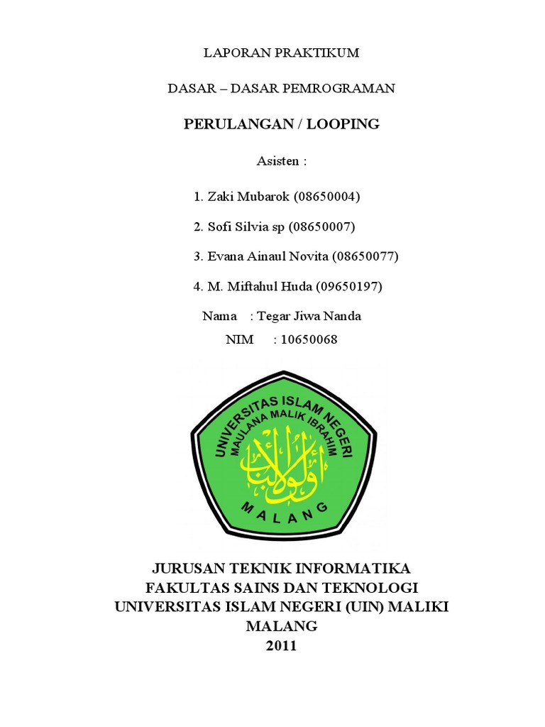 Praktikum Looping dalam Pemrograman Java | PDF