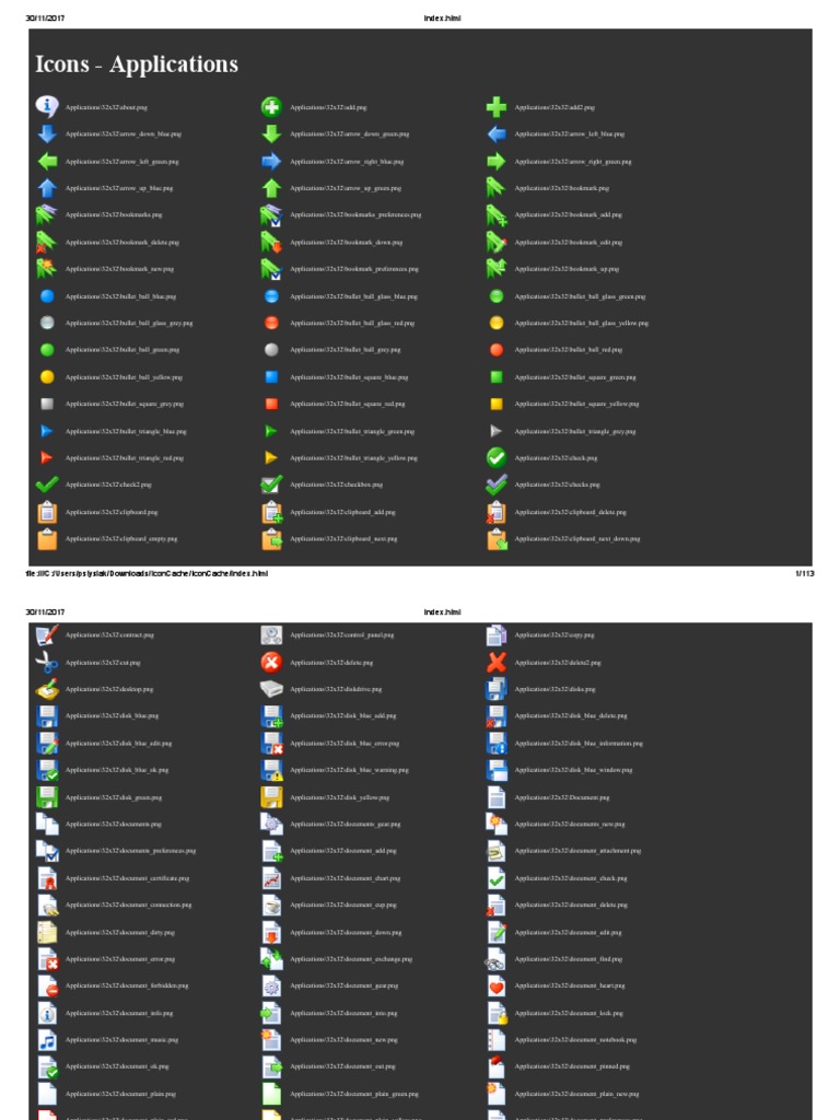 Sitecore Icon Collection Overview | PDF | Operating System Families ...