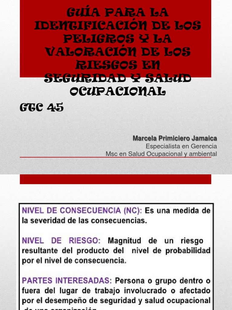Presentacion GTC 45 Modificada | PDF | Seguridad y salud ocupacional ...