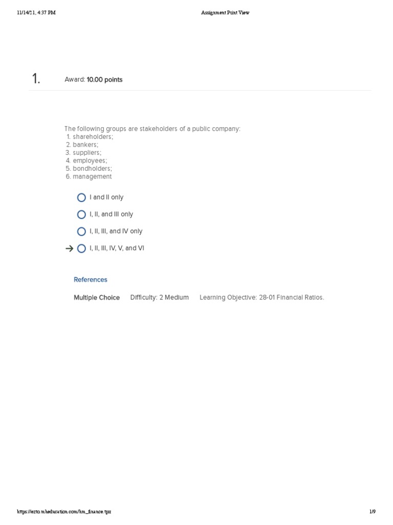Lesson 1 Chapter 28 Assignment 1 16 With Answers | Download Free PDF ...