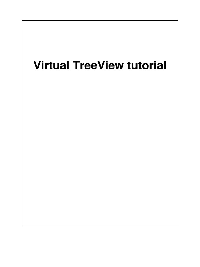 Treeview-Tutorial | PDF | Variable (Computer Science) | Subroutine