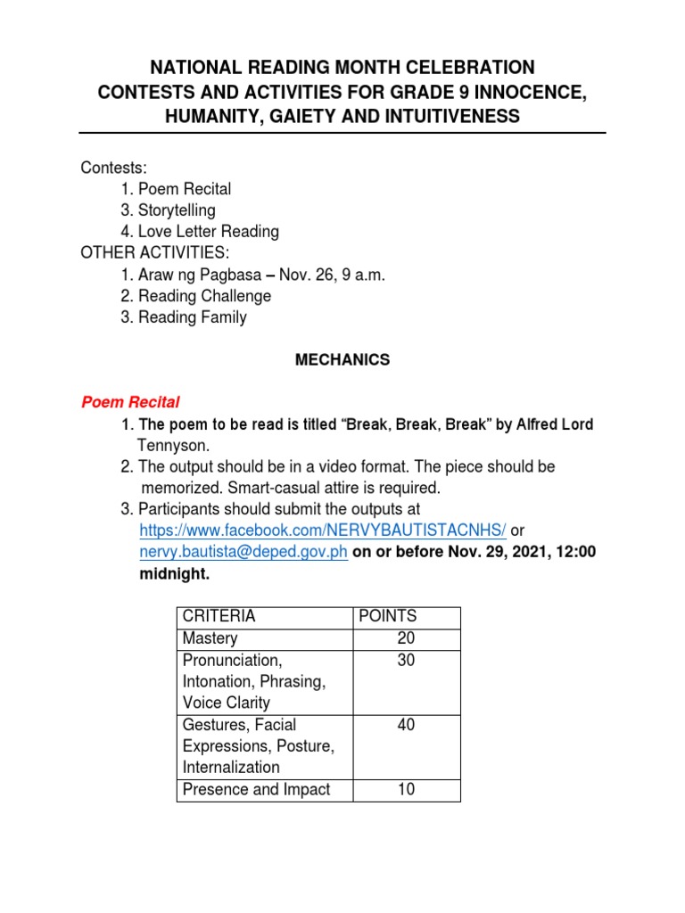 Reading Contest Mechanics | PDF | Communication | Human Communication