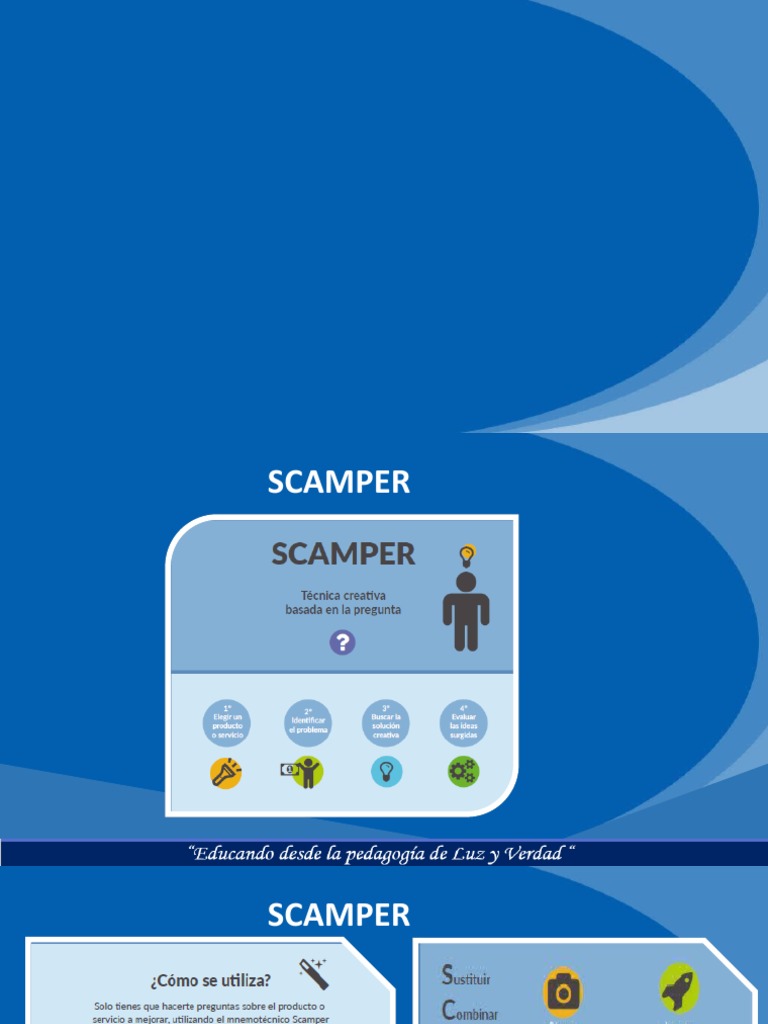 Estrategias SCAMPER para Innovación | PDF