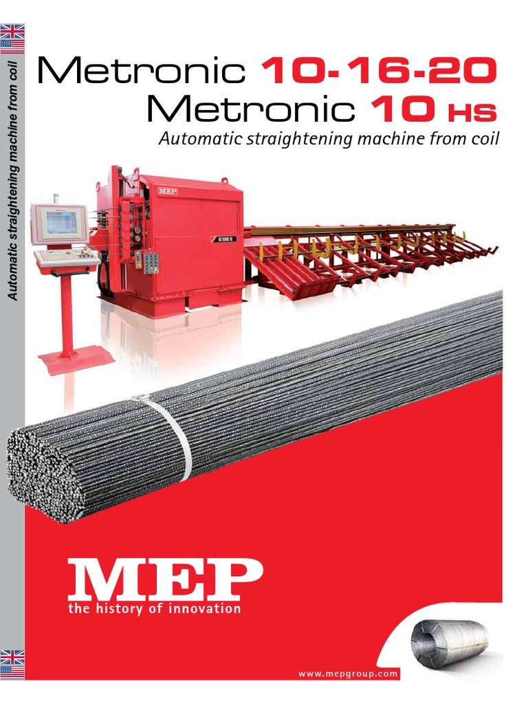Metronic Metronic: Automatic Straightening Machine From Coil | PDF ...