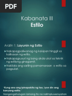 Estilo NG Pagsulat | PDF