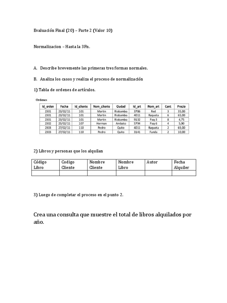 Tarea 8 - Eval Final (20) - Parte2-2 | PDF