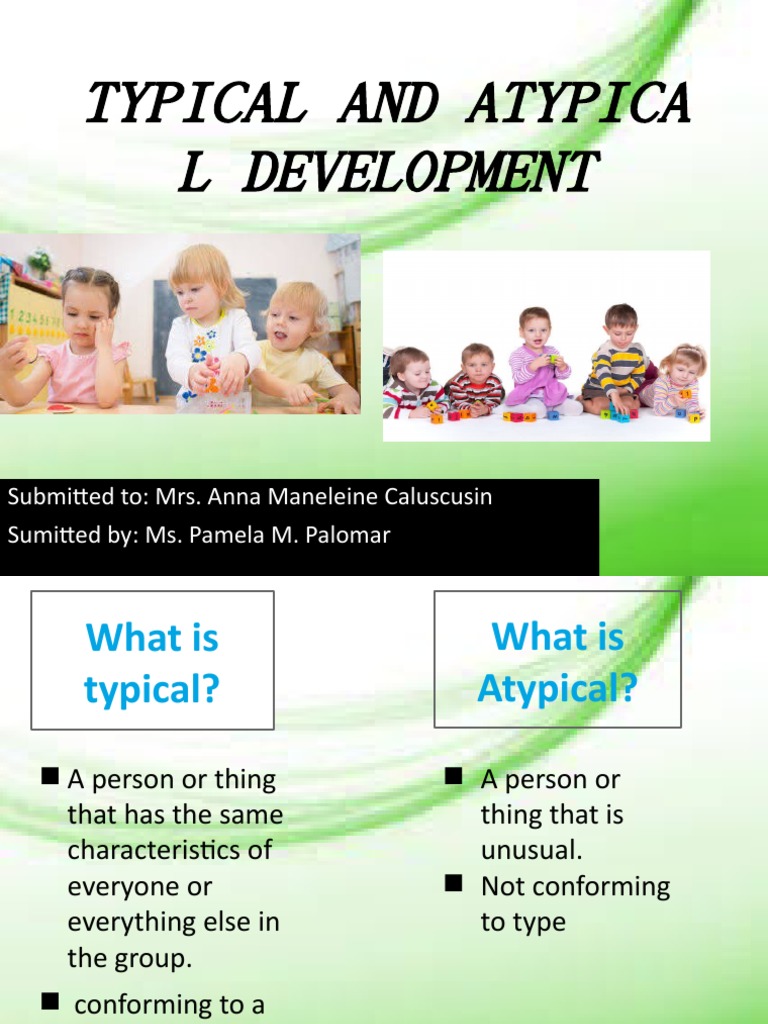 Typical and Atypical Development | PDF | Adolescence | Learning