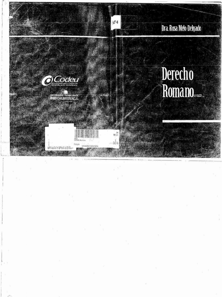 Derecho Romano (1) Pag. 1-34 - Compressed-1 | PDF | Roma antigua | Instituciones sociales