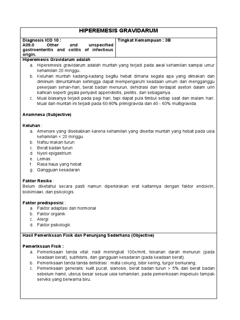 Hiperemesis Gravidarum | PDF
