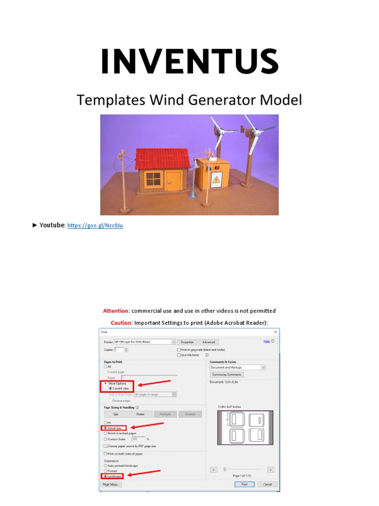 Wind Turbine Model Template Guide | PDF