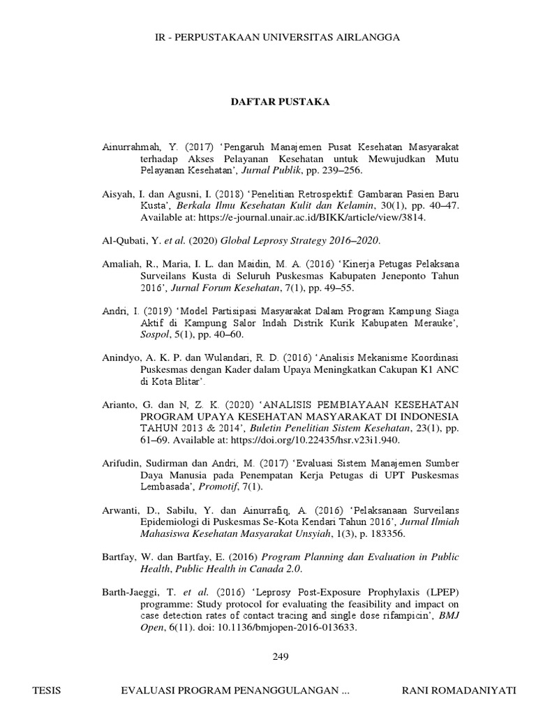 Daftar Pustaka | PDF