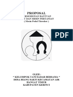 Permohonan Bantuan Alsintan Tani 2025 | PDF