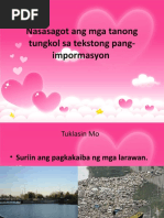 Filipino Ang Ilog Pasig Noon at Ngayon | PDF