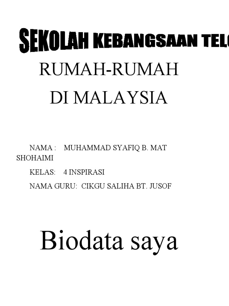 Asal Usul Rumah Limas di Malaysia | PDF