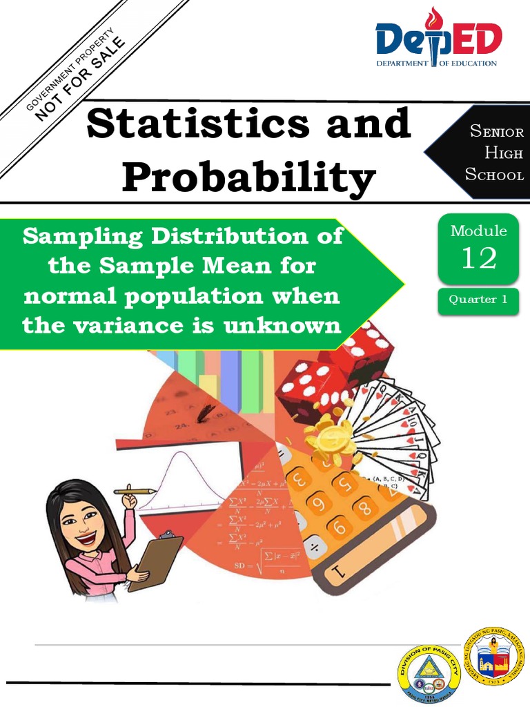 Stat and Prob Q1 M12 | PDF | Standard Deviation | Errors And Residuals
