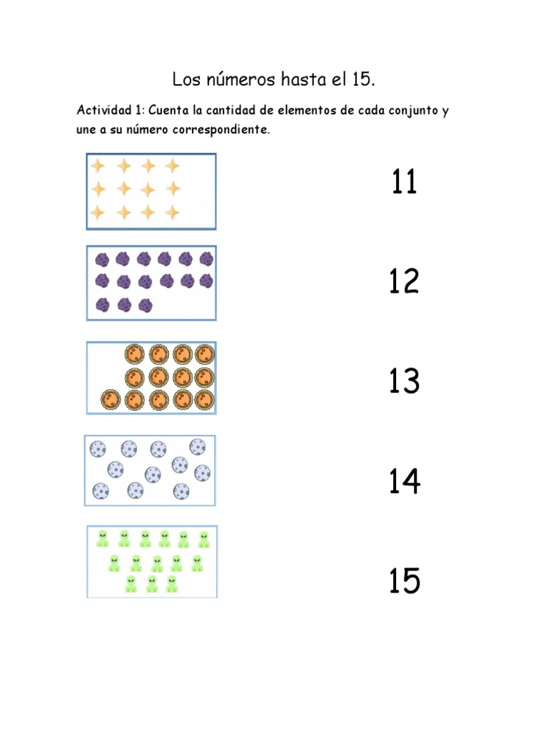 9-Números Hasta El 15 | PDF